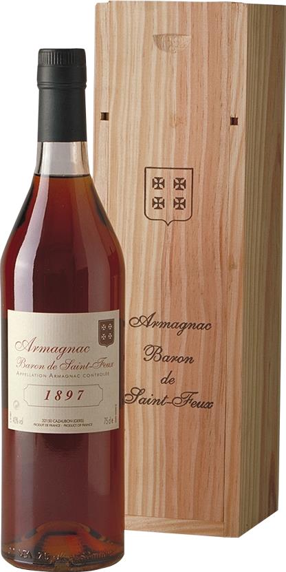 Armagnac 1897 Baron De Saint-Feux - Old Liquors